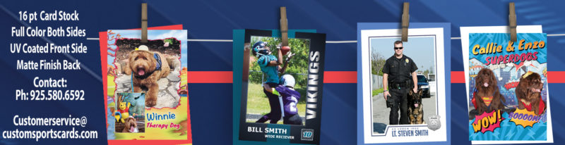 Custom Trading Cards. Make your own personal trading cards online